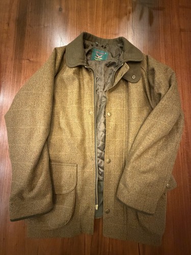 Size Large Made In England Chrysalis Field Jacket Windowpane tartan | eBay