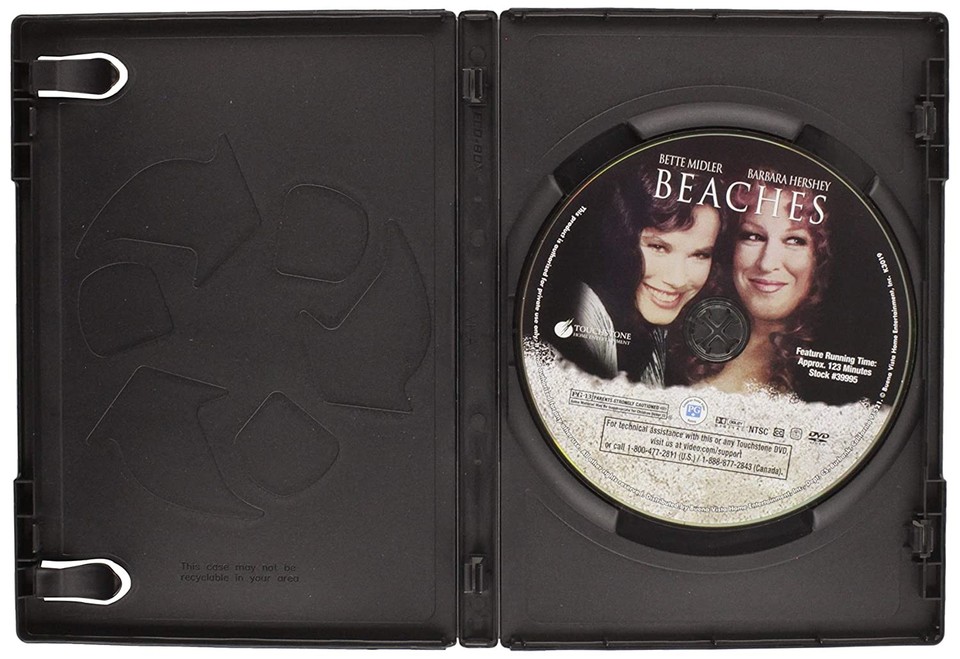 Beaches (DVD) Bette Midler Barbara Hershey John Heard Spalding Gray ...