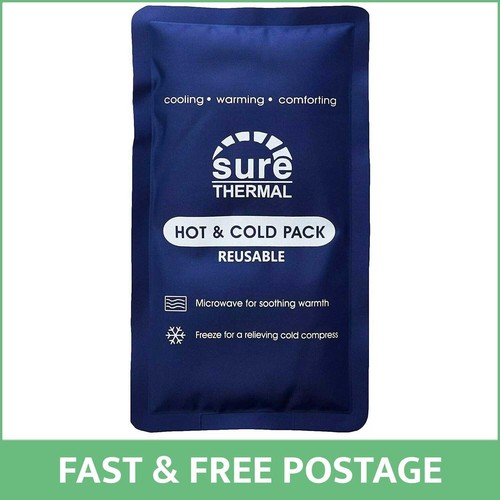 Reusable Hot & Cold Ice Gel Pouch for Pain Relief - Soft Tissue Muscle ...