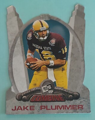 1997 Press Pass JAKE PLUMMER #42 Rookie Die-Cut Combine Arizona State ...