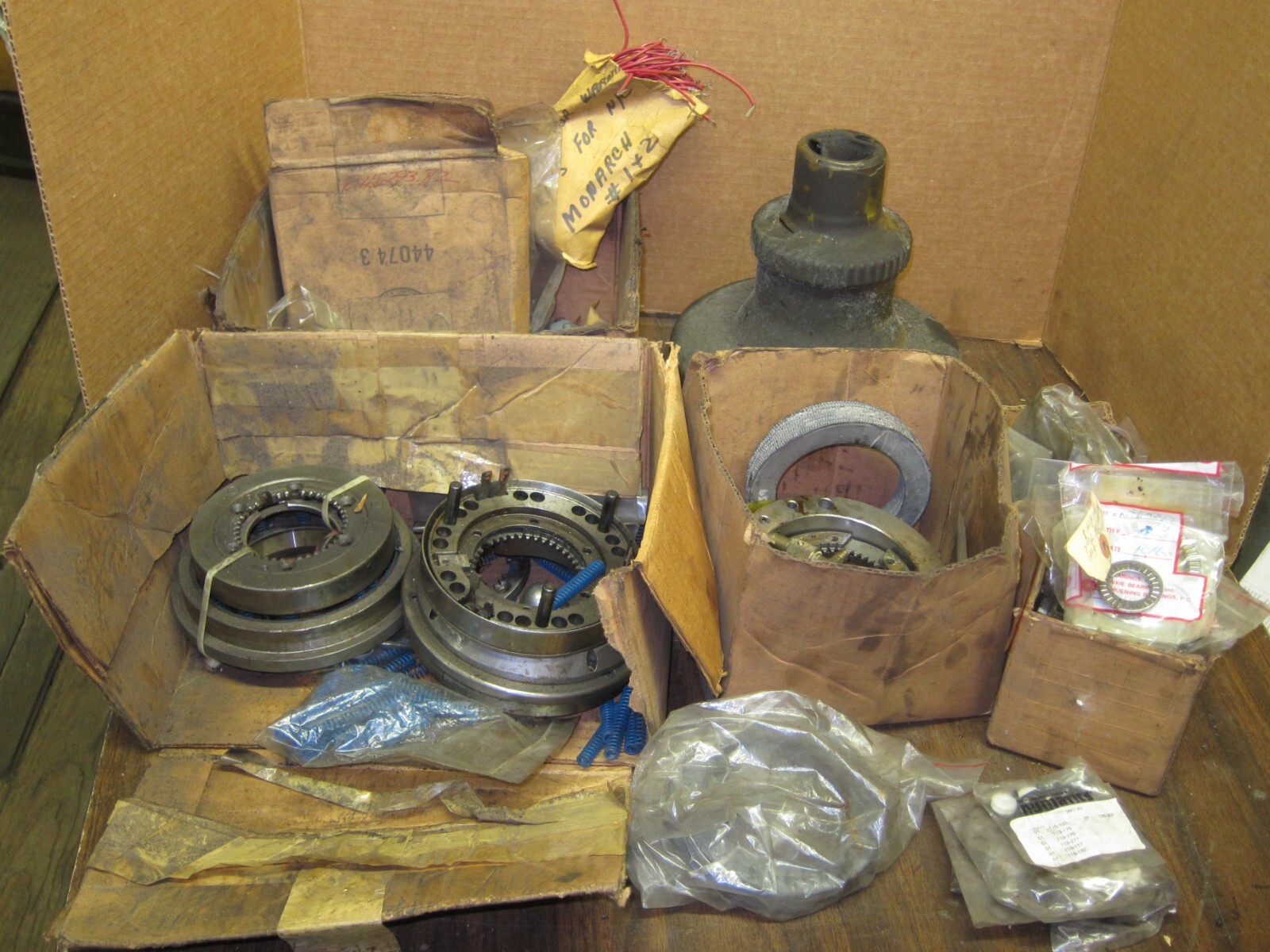Monarch VMC 150 Parts lot, tool chuck holder, thrust bearings, MK7-K1 ...