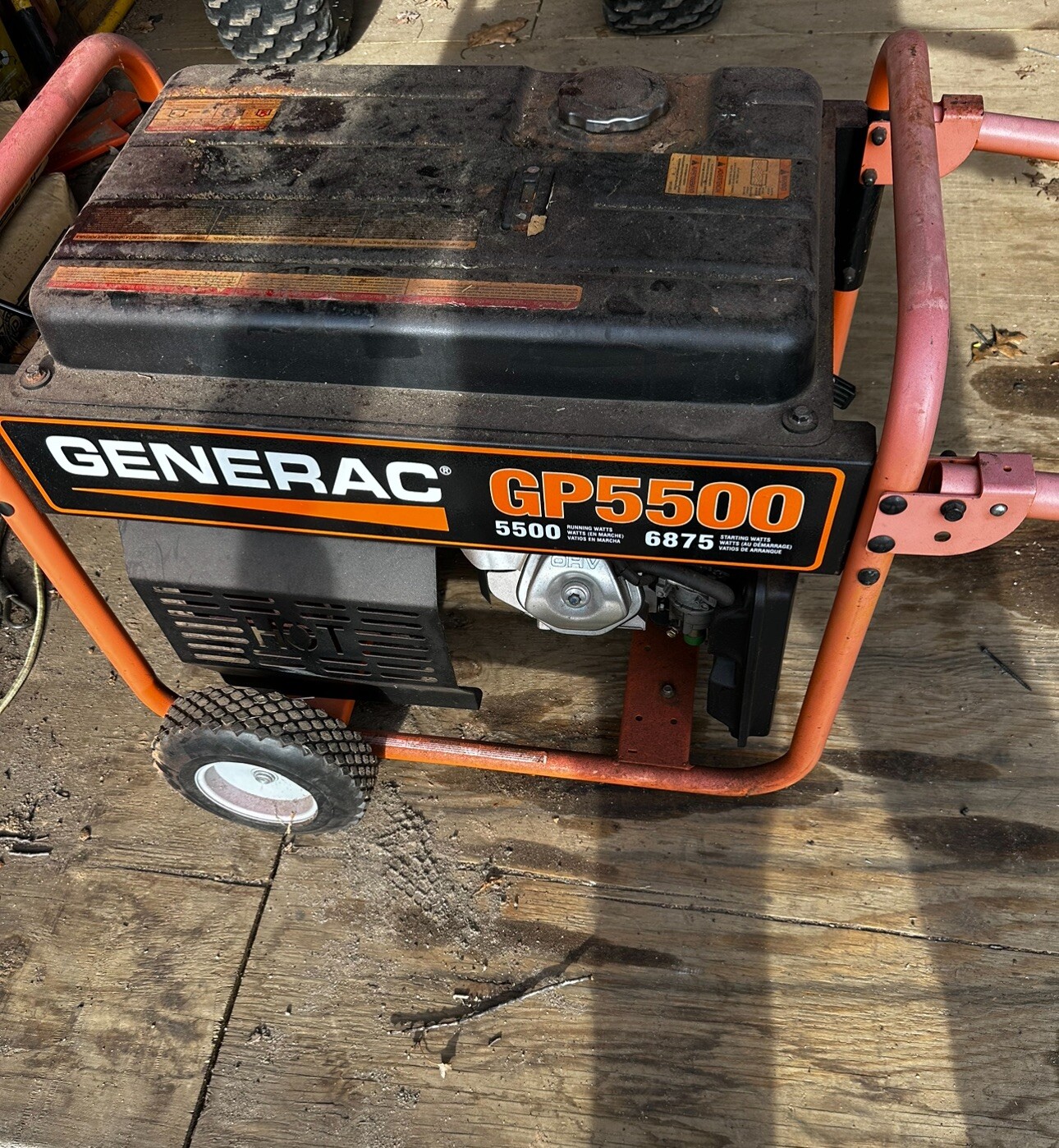 Generac GP5500 Portable Powered Generator - 5939 696471059397 | eBay