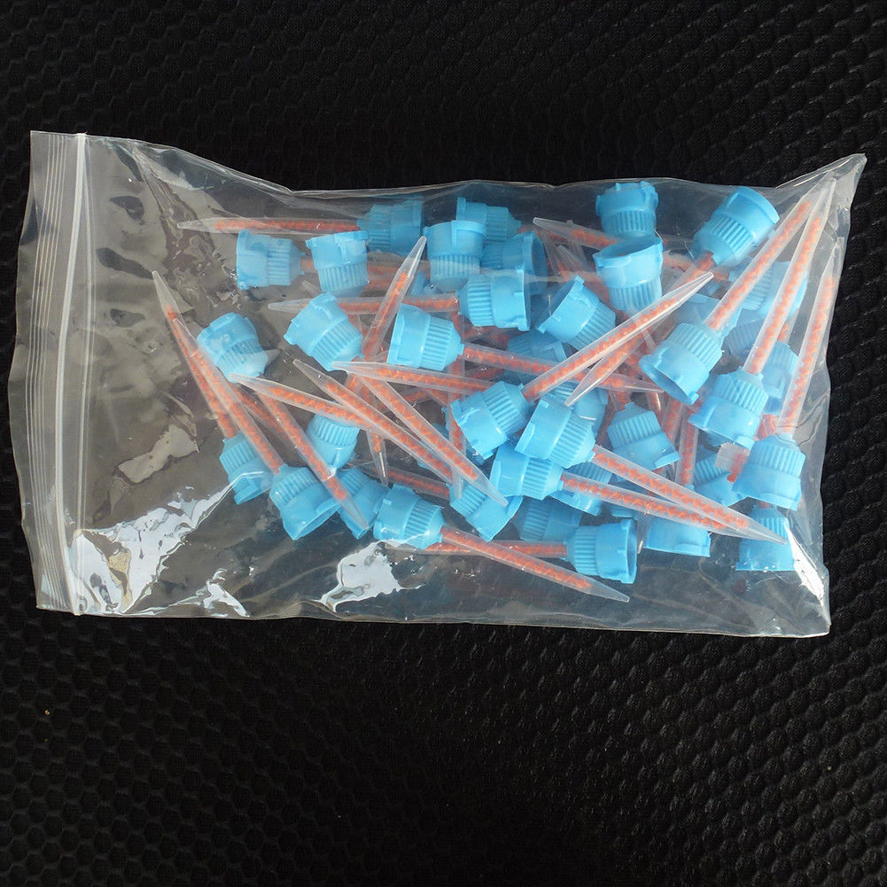 50 BLUE / Orange Integrity Luxatemp Protemp Temp C&B MIXING TIPS10:1/4 ...
