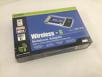 NEW Linksys Wireless-G Notebook Adapter WPC54G Cisco PCMCIA ...