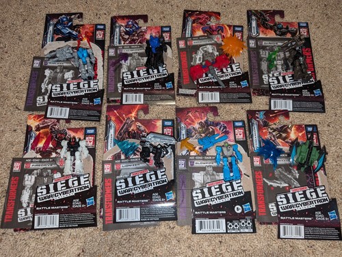 Transformers WFC Siege Battle Master 8 Figure Lot Aimless Caliburst ...