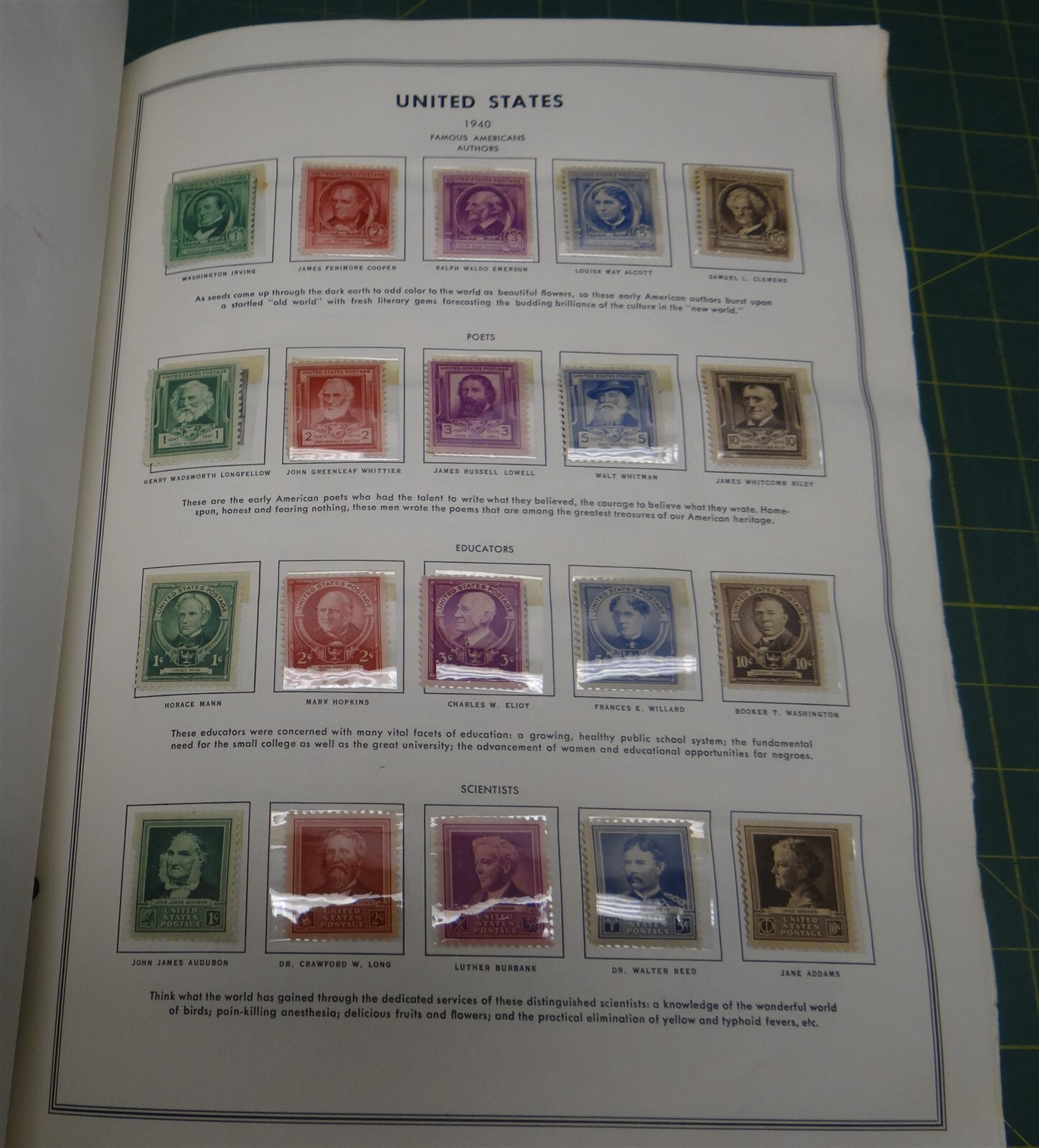 Collection of 1604 Original United States Liberty Stamps in Album from ...