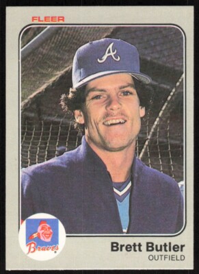 1983 Fleer Brett Butler Atlanta Braves #132 | eBay