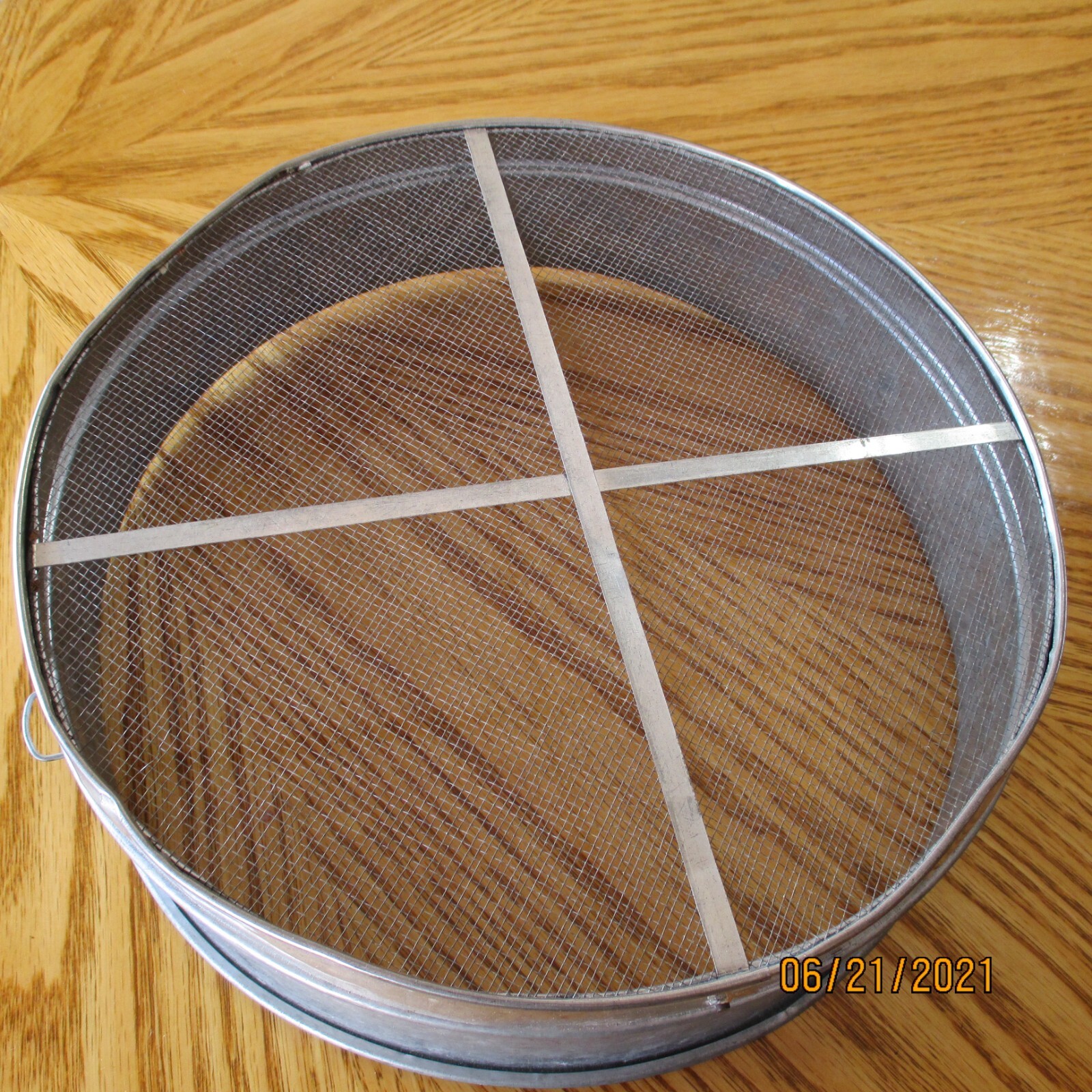 VINTAGE Grain Sifter Charno Seed Flour Metal Strainer SIFTER INDIA 11 ...