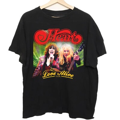 New Heart BAND SHIRT Tour Men All Size T-Shirt QN285 Christmas gifts | eBay