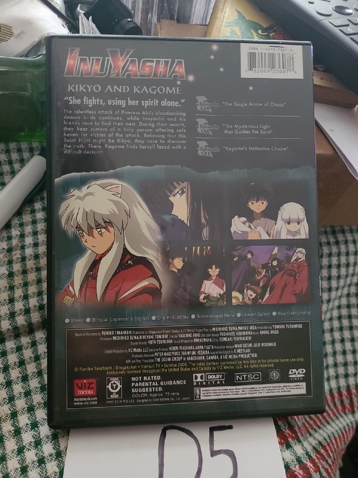 Inuyasha, Volume 50: Kikyo and Kagome - DVD By Inuyasha - Anime ...