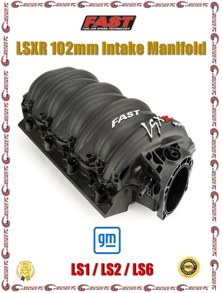 Fast LSXR 102 mm Cathedral Port Intake Manifold For GM LS1 LS2 LS6 ...