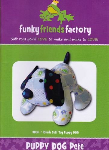 Puppy Dog Pete Soft Toy Pattern by Funky Friends Factory | eBay