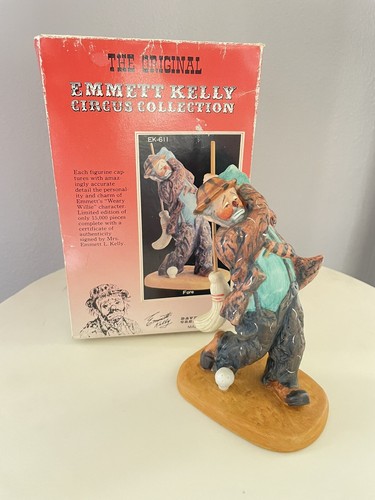 RARE ~The Original Emmett Kelly Circus Collection Golf “Fore” w/original box HTF | eBay