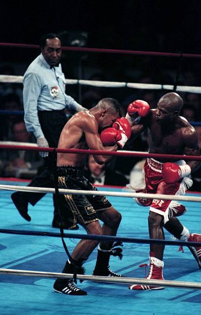 Terry Norris Throws A Punch V Paul Vaden 1 Old Boxing Photo | eBay