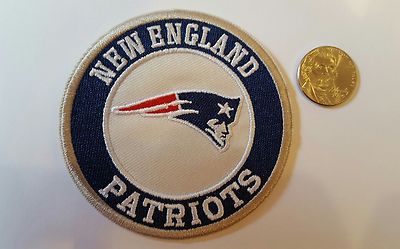 New England Patriots vintage Embroidered iron on Patch 3" x 3" NFL Nice ...