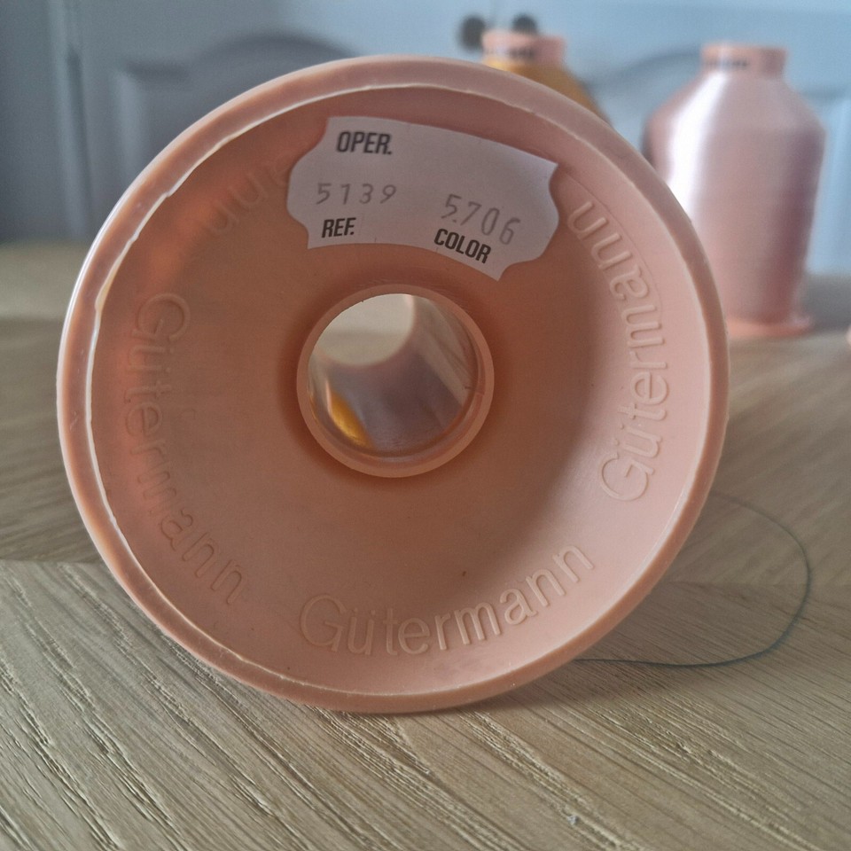 4 x 5000m Gutermann Threads (overlock?) - 4 colours Polyester ...
