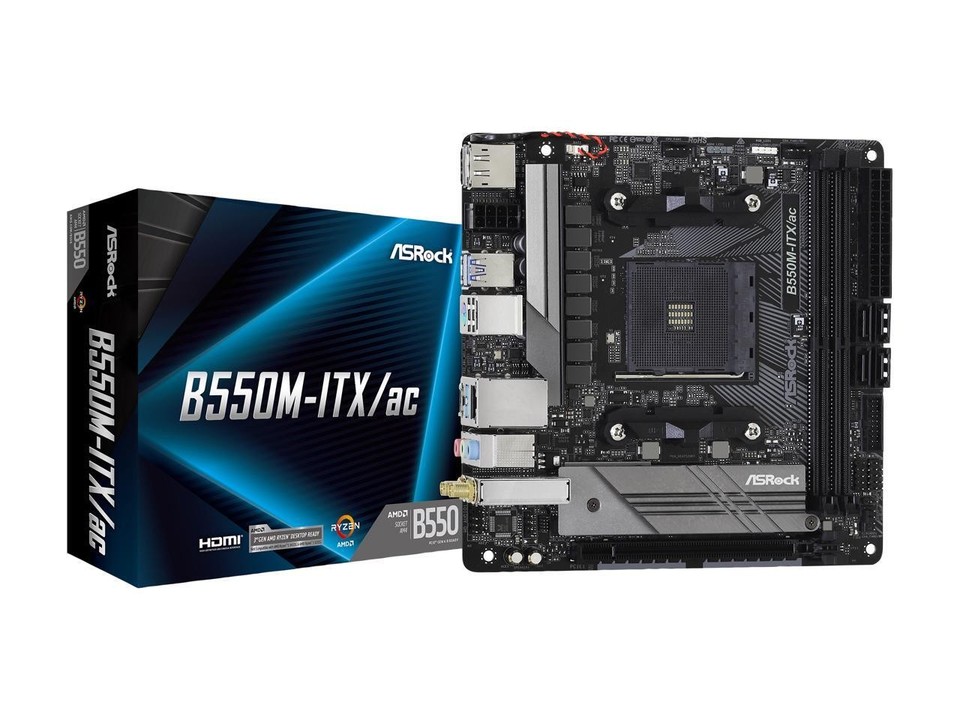 ASRock B550M-ITX/AC AM4 AMD B550 SATA 6Gb/s Mini ITX AMD Motherboard | eBay