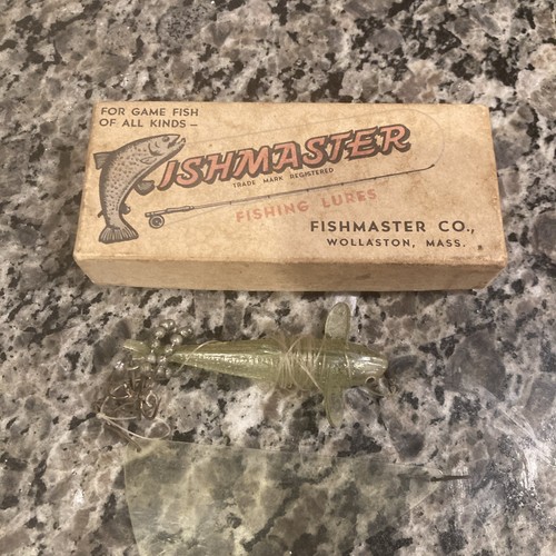 Vintage FISHMASTER Trout trolling (?) from Massachusetts fishing lure in box | eBay