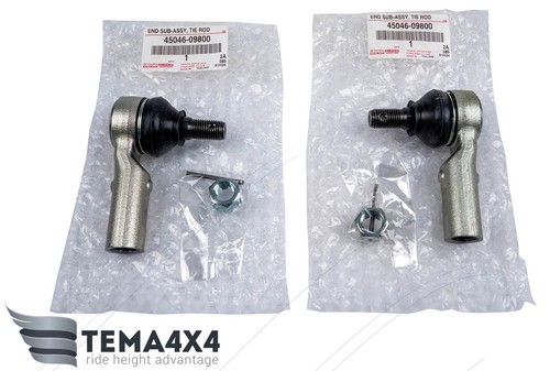 Genuine OEM 2x Tie Rod End for Toyota Hilux Fortuner 45046-09800 ...