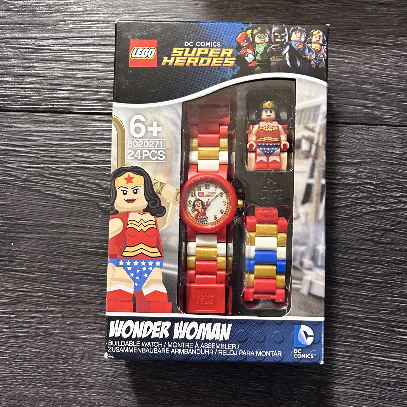 NEW LEGO DC Comics Super Heroes Wonder Woman Buildable Mini Fig Watch ...