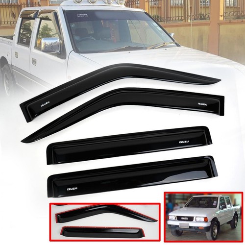 Window Sun Visor Rain Guard Fit Isuzu Tfr Tf Holden Rodeo 4 Doors 1989 ...