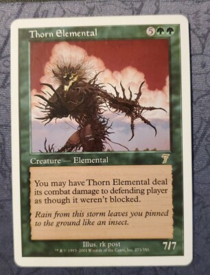 MTG - Thorn Elemental 7th Edition 273/350 Regular Rare | eBay