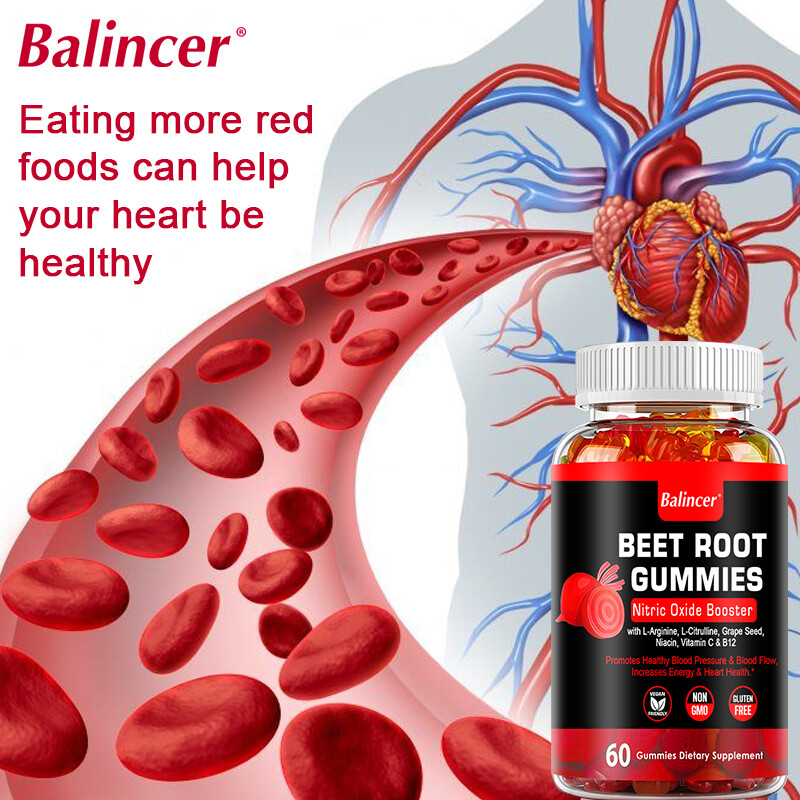 Sugar Free Nitric Oxide Beet Root Gummy - Heart Health, Blood ...