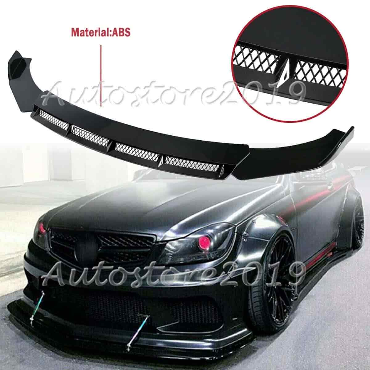 For Chevrolet Impala Glossy Front Bumper Chin Lip Spoiler Splitter ...