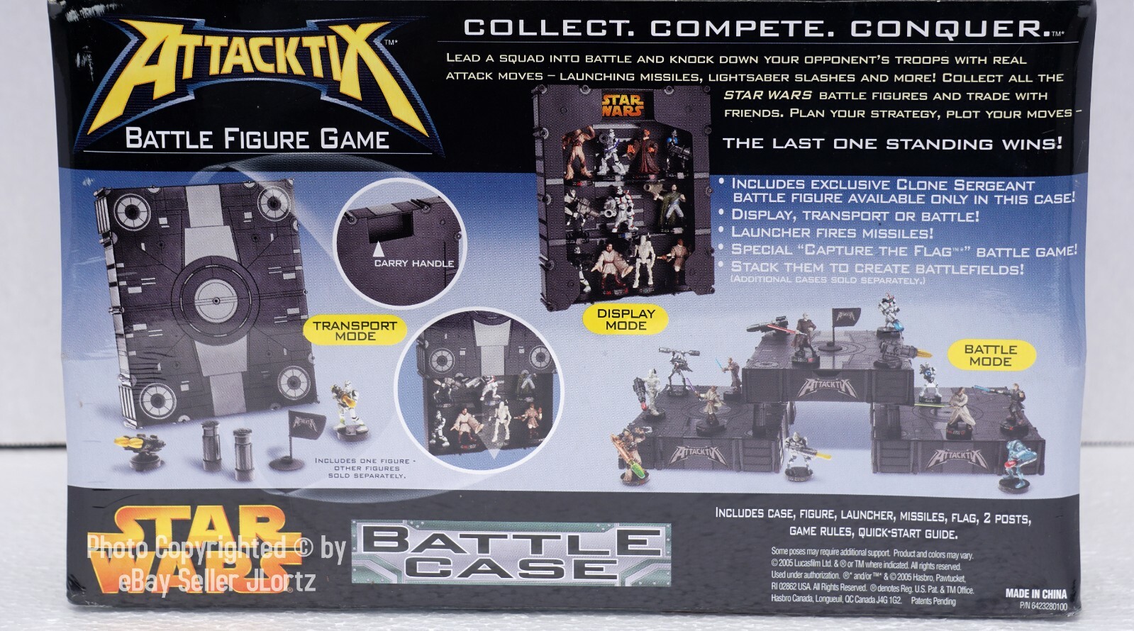 Star Wars Attacktix Series 1 Battle Case with SW-35 Clone Sergeant ...