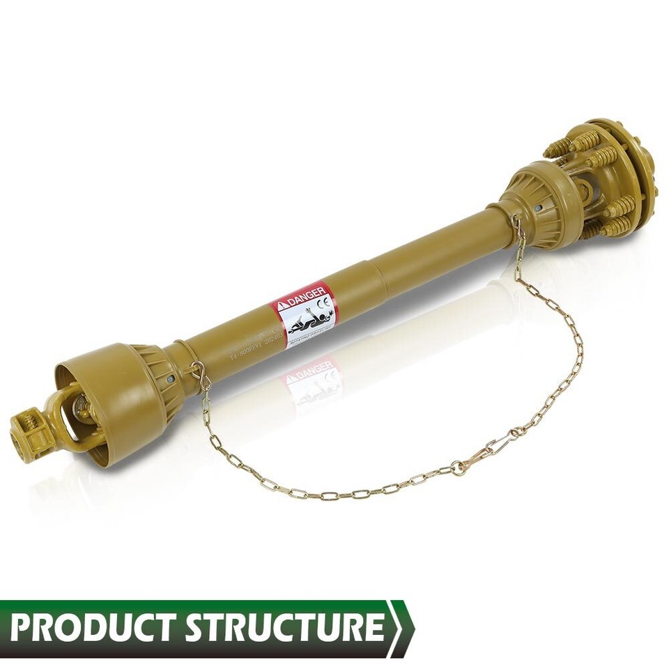 PTO Shaft PTO Drive Shaft 1-3/8"x6 Spline w/Slip Clutch T4 31.5-41 ...