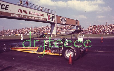 NHRA Golden Gator DRAGSTER - 35mm Drag Racing Slide | eBay