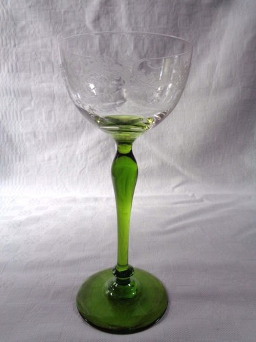 SAINT LOUIS Talma Massenet Glass Wine Du Rhin Roemer Crystal Engraved ...