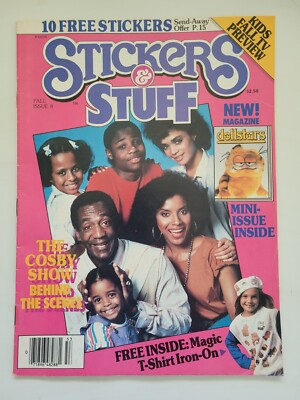 RARE STICKERS & STUFF MAGAZINE FALL ISSUE 8 THE COSBY SHOW | eBay