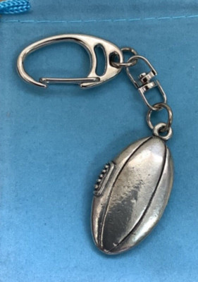 Rugby Ball Silver Pewter Quality Keyring (P) | eBay UK