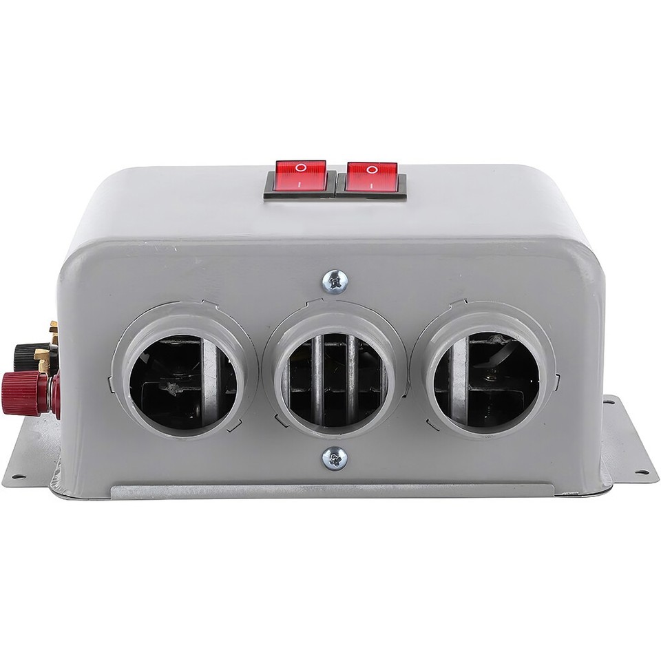 800W Electric Car Heater 3 Hole 12V DC Heating Fan Defogger Defroster ...
