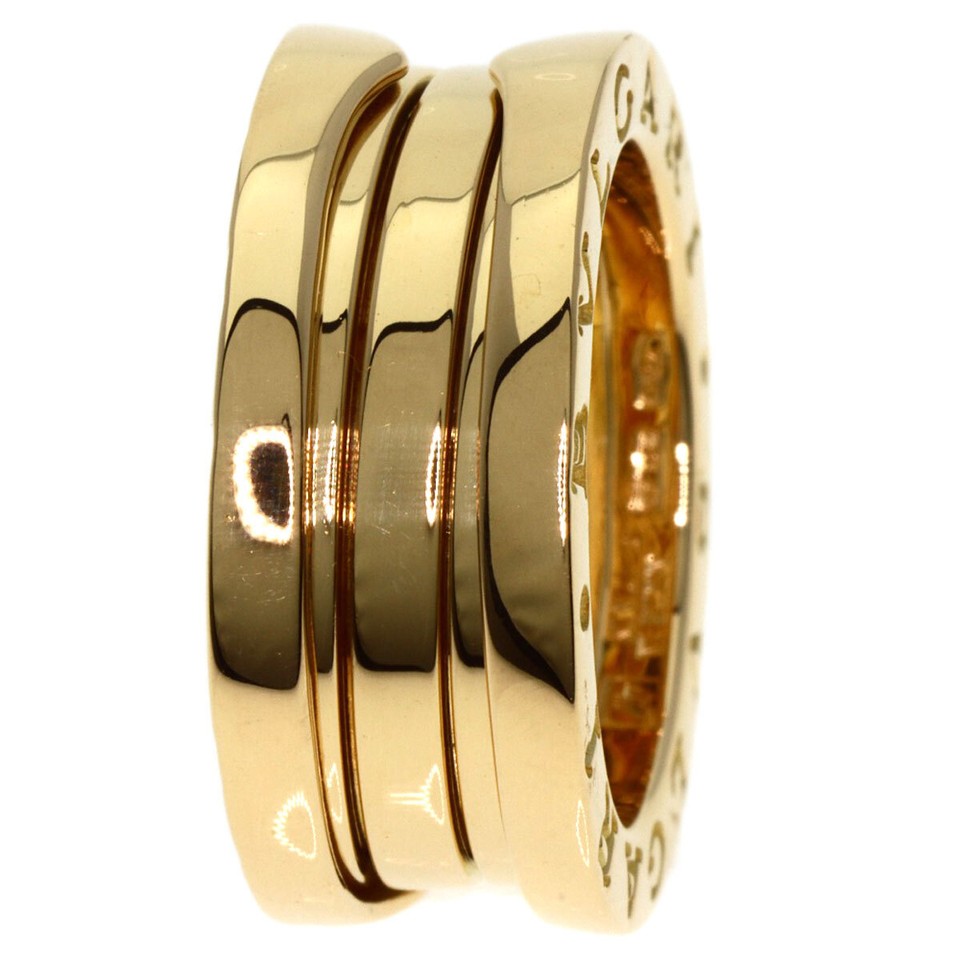 BVLGARI Ring B.zero1 2 Band #47 K18 Yellow Gold | eBay