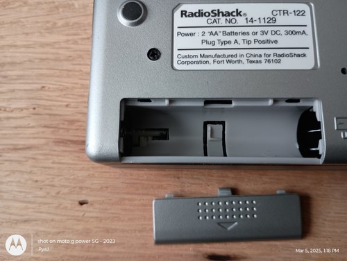 Radio Shack CTR-122 Handheld Cassette Tape Recorder VOX Voice ...
