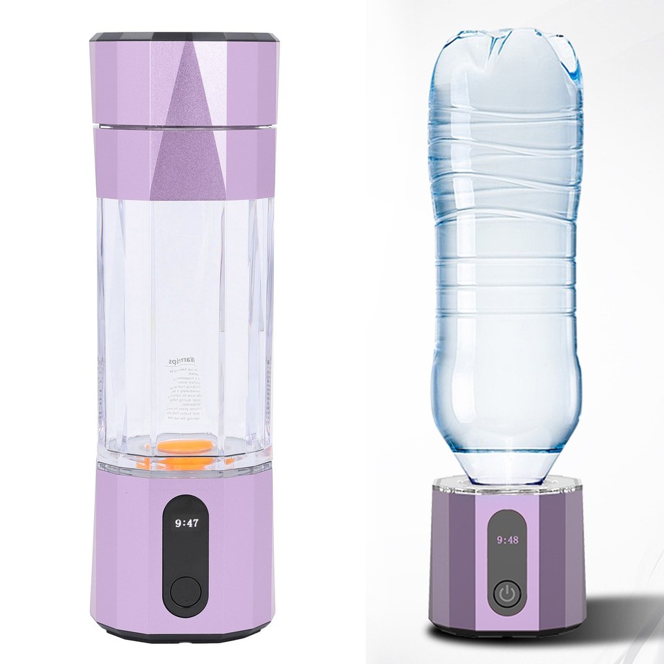 Travel-Friendly 208ml Purple Hydrogen Water Bottle PPB | eBay Australia