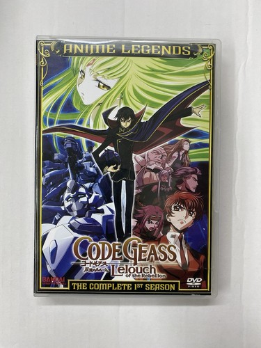 Code Geass Lelouch of the Rebellion Complete Season 1 Collection DVD ...