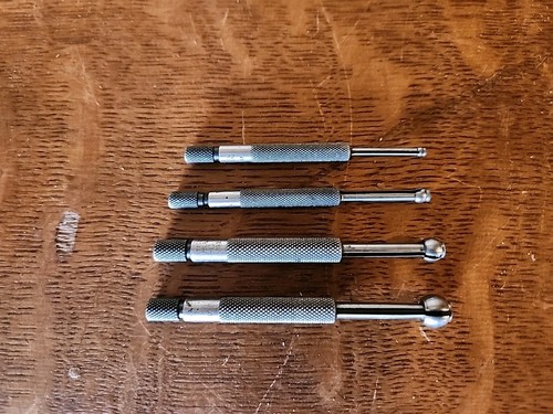 Vintage 4 Piece LS Starrett Small Hole Gage 829-A 829-B 829-C 829-D NO ...