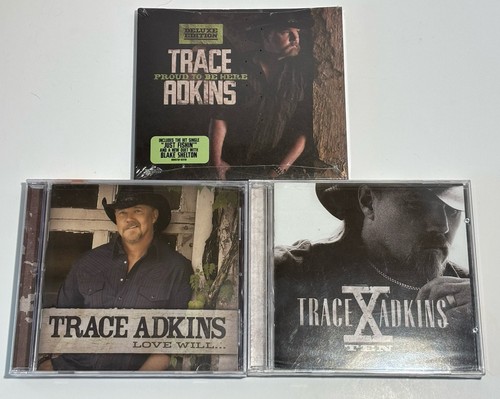 Lot Of 3 NEW Trace Adkins CD Albums Proud To Be Here DELUXE, Love Will, X Ten | eBay