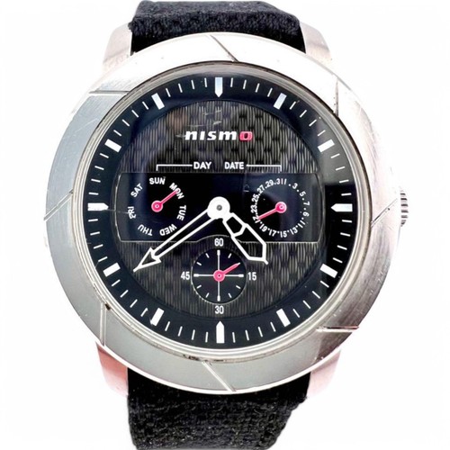 Nissan Nismo Chronograph Quartz Watch, Black Dial, Multifunction, New ...