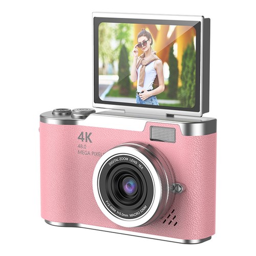 4K CCD 8X Digital Camera for Student 48MP Compact Digital ...