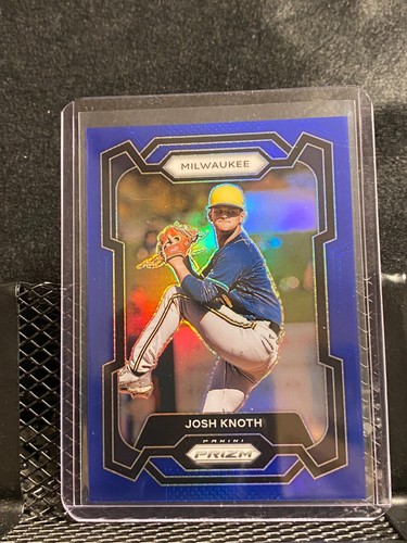 Josh Knoth 2024 Prizm Blue Prizm #136/199 - Brewers | eBay