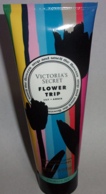 NEW VICTORIA'S SECRET FLOWER TRIP FRAGRANCE LOTION LILY + AMBER 8 FL ...