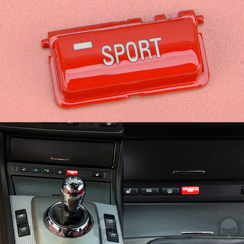 Red Replacement Sport Mode Button Cover Fit for BMW 3 Series E46 M3 ...