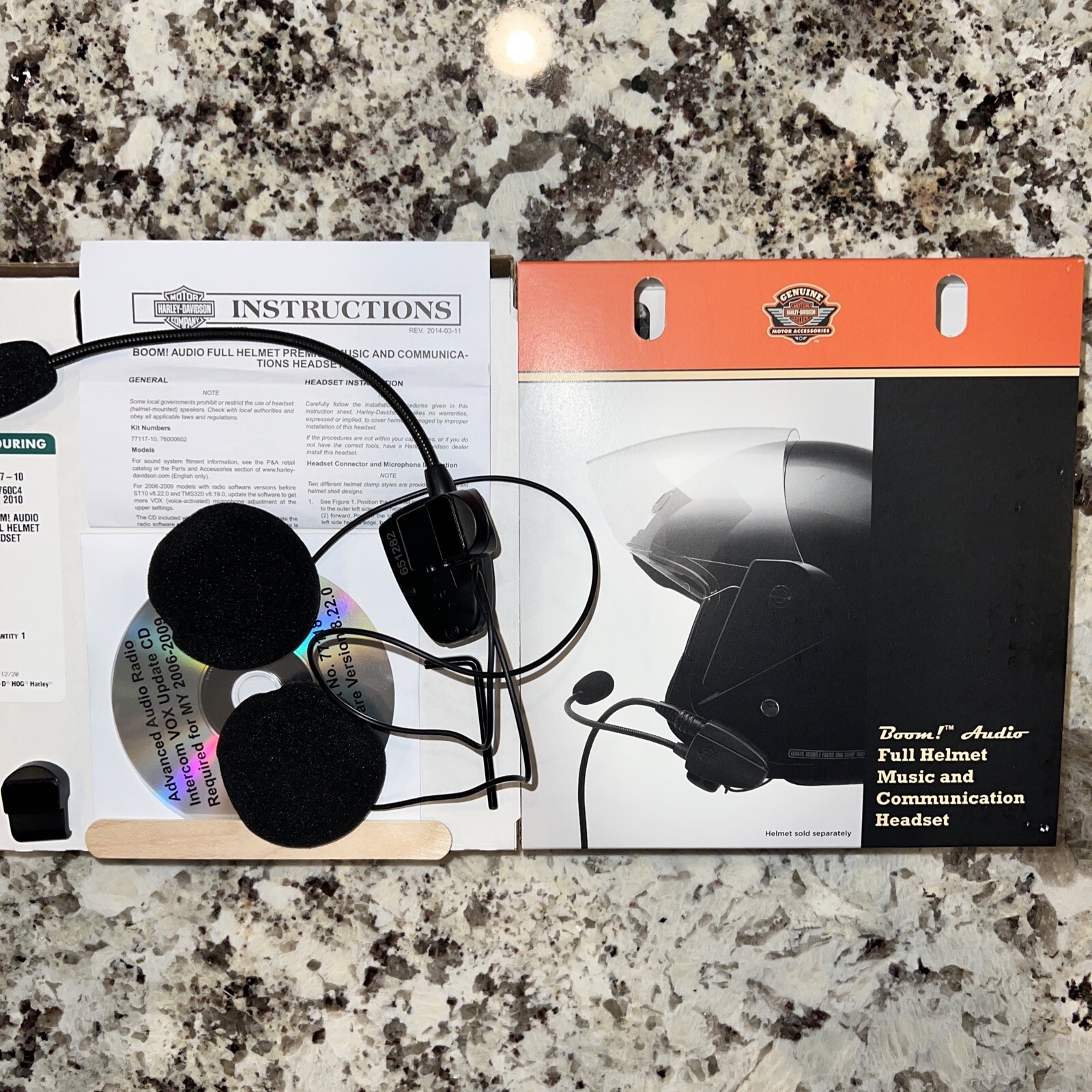 Harley Davidson Boom AudioFull Helment Headset | eBay