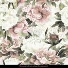 Wall Mural Sticker Vintage Bouquet Of Roses Floral Removable Wallpaper ...