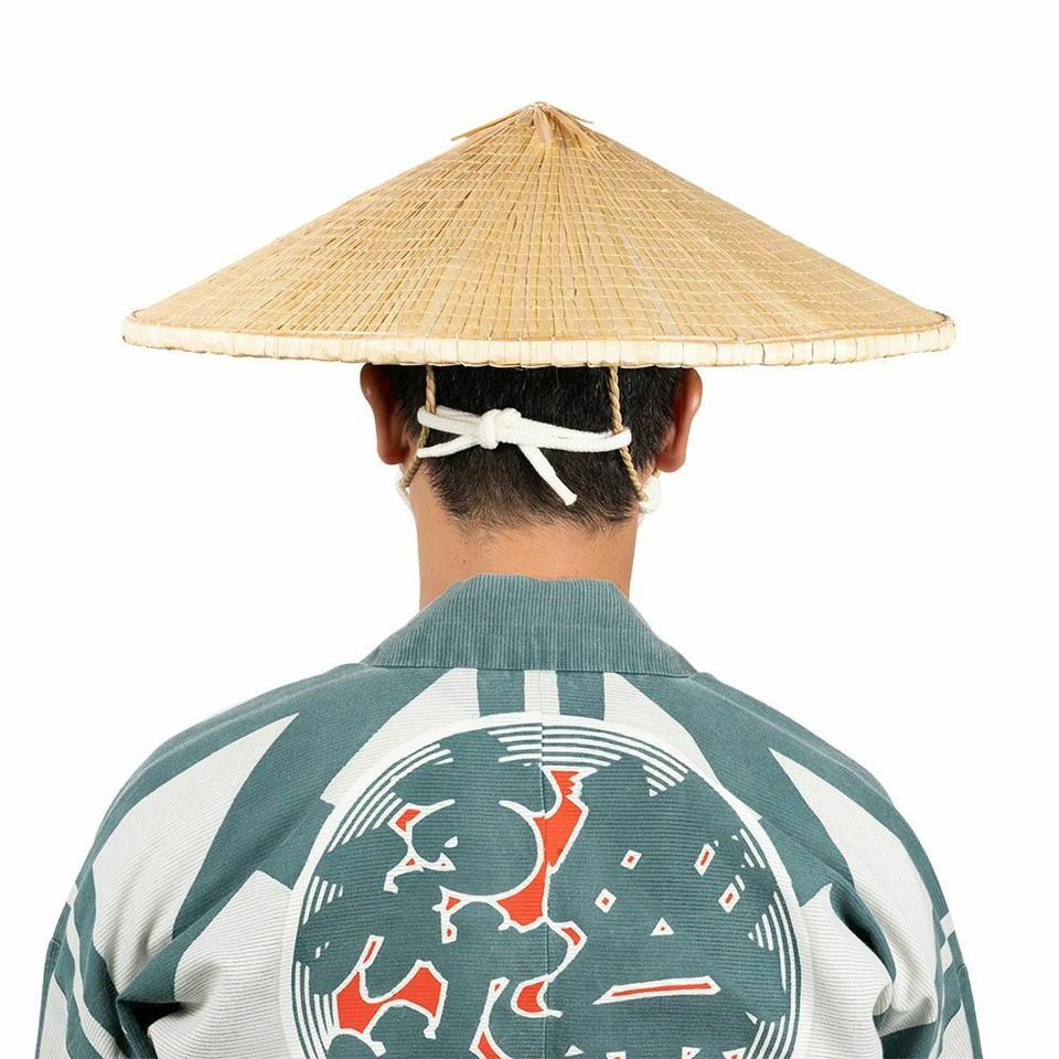 Japan Ninja Samurai Hat Kakugasa Natural Bamboo 6 Variations | eBay