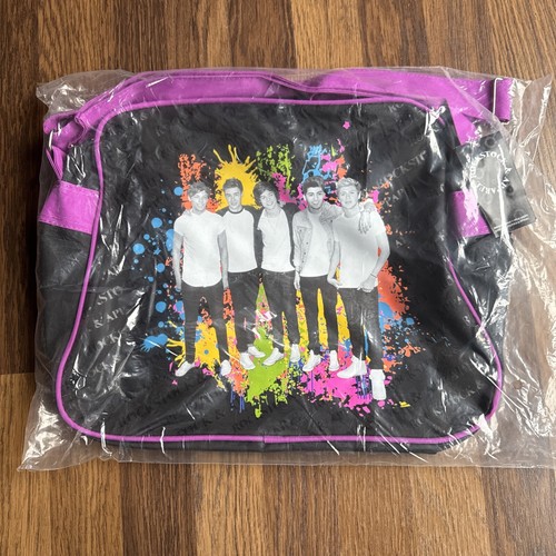 One Direction Paint Splat Gym School Messenger Bag 1D Harry Niall Zayn ...